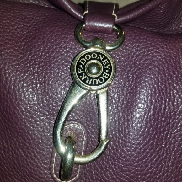 Dooney & Bourke | Bags | Dooney Bourke Logo Lock Pebble Grain Leather ...